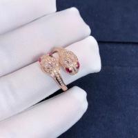 China Bvl Serpenti Seduttori Ring High-End Fashion New Style 18K Gold Jewelry Natural Diamond Ring Fine Jewelry for sale