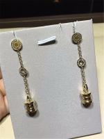 China classic  spring  gold  eardrop  18kt  gold  with white gold or  yellow gold or  pink(rose)gold for sale
