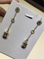 China classic  spring  gold  eardrop  18kt  gold  with white gold or  yellow gold or  pink(rose)gold for sale
