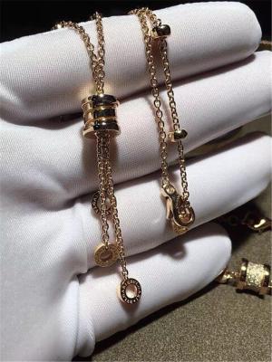 China classic mini  spring  gold  necklace 18kt gold  with white gold or  yellow gold or  pink(rose)gold for sale