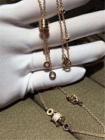 China classic mini  spring  gold  necklace 18kt gold  with white gold or  yellow gold or  pink(rose)gold for sale