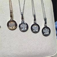 China classic diamonds  gold  necklace 18kt gold  with white gold or  yellow gold or  pink(rose)gold for sale