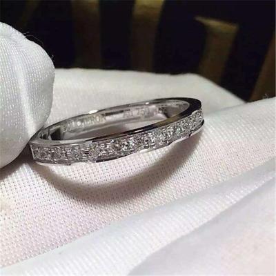China full diamonds ring  18kt gold  with yellow gold or white gold(1) for sale