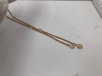 China diamonds  necklace 18kt  gold  with yellow gold for sale