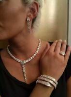 China brand jewelry gold  necklace 18kt gold  with white gold or  yellow gold or  pink(rose)gold for sale