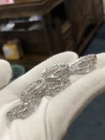 China brand jewelry simple gold ring with diamond diamonds  ring 18kt  gold  with white gold or yellow gold for sale