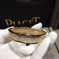 China brand  jewelry  full  diamonds bracelet in 18 kt pink gold  Also available in white and yellow gold for sale
