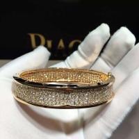 China brand  jewelry  full  diamonds bracelet in 18 kt pink gold  Also available in white and yellow gold for sale