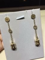 China brand jewelry earring in 18 kt gold 18k gold jewelry for sale
