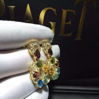 China brand jewelry gem earring in 18 kt gold 18k gold jewelry for sale
