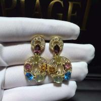 China brand jewelry gem earring in 18 kt gold 18k gold jewelry for sale