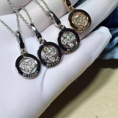 China brand  jewelry   diamonds necklace in 18 kt pink gold  Also available in white and yellow gold for sale