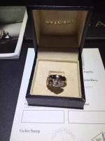 China Serpenti one-coil ring in 18 kt rose gold, set with pavé diamonds on the head. brand jewelry for sale
