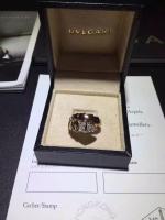 China Serpenti one-coil ring in 18 kt rose gold, set with pavé diamonds on the head. brand jewelry for sale