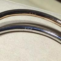 China PIAGET  brand  jewelry 18k gold Possession open bangle bracelet set with 90 brilliant-cut diamonds (approx. 1.00 ct). for sale