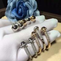 China PIAGET  brand  jewelry 18k gold Possession open bangle bracelet set with 90 brilliant-cut diamonds (approx. 1.00 ct). for sale