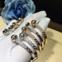 China PIAGET  brand  jewelry 18k gold Possession open bangle bracelet set with 90 brilliant-cut diamonds (approx. 1.00 ct). for sale