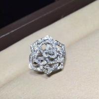 China Piaget brand jewelry Rose ring in 18K white gold set with 143 brilliant-cut diamonds (approx. 1.20 ct). for sale