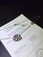 China Piaget Rose necklace brand  jewelry diamonds necklace 18kt gold for sale