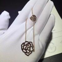 China Piaget Rose necklace brand  jewelry diamonds necklace 18kt gold for sale