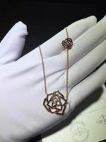 China Piaget Rose necklace brand  jewelry diamonds necklace 18kt gold for sale