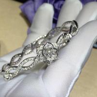 China PIAGET  brand  jewelry Piaget Rose bracelet in 18K white gold set with 190 brilliant-cut diamonds (approx. 1.32 ct). for sale