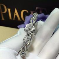 China PIAGET  brand  jewelry Piaget Rose bracelet in 18K white gold set with 190 brilliant-cut diamonds (approx. 1.32 ct). for sale
