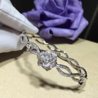 China PIAGET  brand  jewelry Piaget Rose bracelet in 18K white gold set with 190 brilliant-cut diamonds (approx. 1.32 ct). for sale
