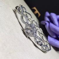 China PIAGET  brand  jewelry Piaget Rose bracelet in 18K white gold set with 190 brilliant-cut diamonds (approx. 1.32 ct). for sale