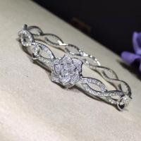 China PIAGET  brand  jewelry Piaget Rose bracelet in 18K white gold set with 190 brilliant-cut diamonds (approx. 1.32 ct). for sale