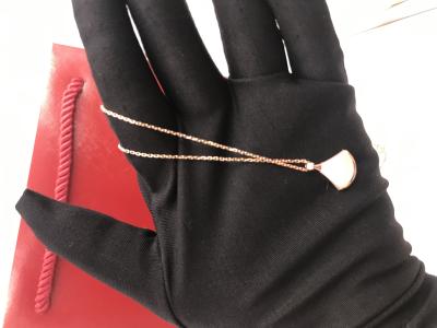 China brand jewelry gold  necklace 18kt gold  with white gold or  yellow gold or  pink(rose)gold for sale