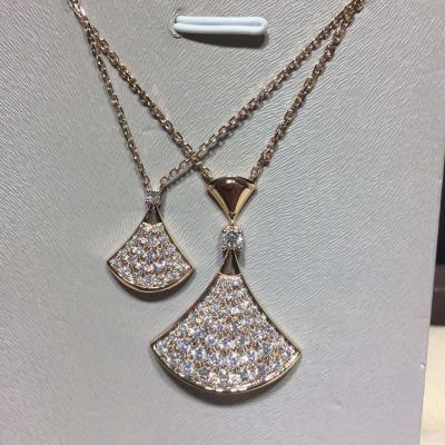 China DIVA  brand jewelry gold  necklace 18kt gold  with white gold or  yellow gold or  pink(rose)gold for sale