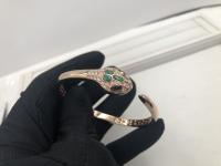 China brand  jewelry  snake  bracelet in 18 kt pink gold with diamonds Also available  white and yellow gold（1） for sale