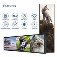 China 21-Inch Bar Type LCD Digital Signage with 1920x360 Resolution and Android 11 System for Wall Mounted Advertising for sale