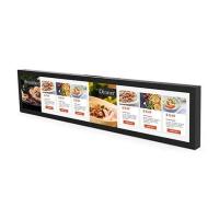 China 19 Inch Wall Mounted Bar-Type Advertising Display 1920x360 Resolution with Android Tablet and 178° IPS Panel for sale