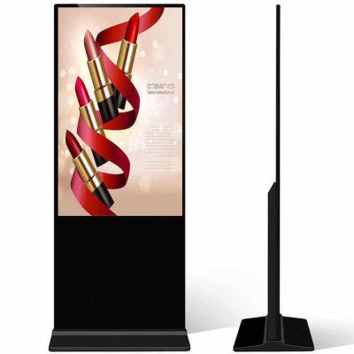 China 75-Inch Vertical Advertising Kiosk with 4K LCD Display and 10-Point Touch Screen for Floor-Standing Digital Signage for sale