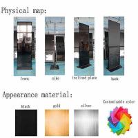 China 65-Inch 4K Touch Screen Advertising Kiosk with Android/Windows OS and 10-Point Capacitive Display for sale