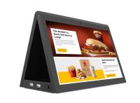 China 10.1-Inch Dual-Screen Restaurant Ordering Tablet with RK3288 1.8GHz CPU and POE Power Support for sale