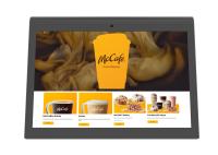 China 10.1-Inch Dual-Screen Restaurant Ordering Tablet with RK3288 1.8GHz CPU and POE Power Support for sale