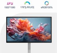 China 27 Inch Floor Standing Mobile TV with Adjustable Smart Stand, 4GB RAM 128GB Storage Android 12 Display for sale