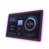 China 10.1 Inch Smart Home Tablet RK3566 Android Wall Mounted Control Screen with LED Light Bar for sale