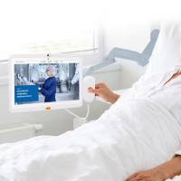 China 13.3-Inch Medical Android Tablet with RK3566 CPU, 10-Point Touch, POE and Call Handle for Hospital Use for sale