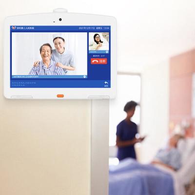 China 10.1-Inch RK3399 Medical Grade Wall-Mounted Tablet with POE Power and Call Handle for Hospitals for sale