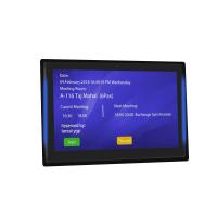 China 10.1-inch RK3399 Conference Room Tablet with 2GB RAM, 16GB Storage, POE and LED Status Lights for Meeting Room Booking for sale
