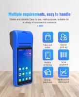 China Smart NFC Mobile Payment Terminal with 5.5 Inch Screen 5000mAh Battery and Built-in Thermal Printer for sale