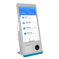 China 15.6-Inch Self-Service Ordering Kiosk with Intel i5 CPU, 8GB RAM, 128GB Storage and 80mm Thermal Printer for sale
