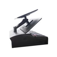 China 13.3/15.6 Inch Dual Touch Screen POS Terminal with Intel i3 CPU, 4GB RAM, 64GB Storage and Foldable Base for sale