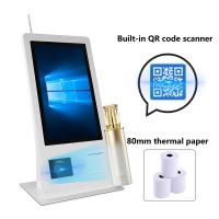 China 15.6 Inch Self Service POS Machine Win 10 8GB RAM 128GB SSD Touch Screen Scanner Printer NFC for sale