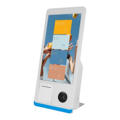 China 21.5 Inch CE ROHS Certified Indoor Payment Kiosk POS Terminal with 10 Point Touch and Printer for sale