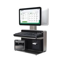 China 15.6 Inch Touch Screen POS System Intel i5 4GB RAM 128GB SSD Dual Screen Cash Register for sale